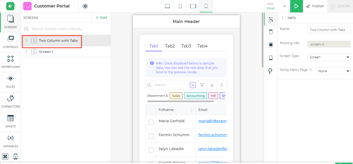 Low code CRUD Application with MongoDB - DronaHQ