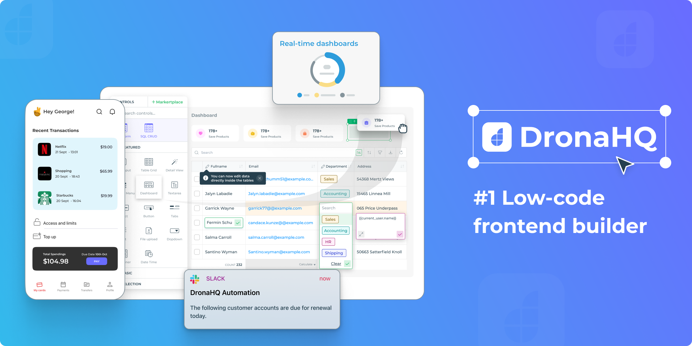Fastest Low-Code App Development Platform - DronaHQ Fastest Low-Code App Development Platform - DronaHQ