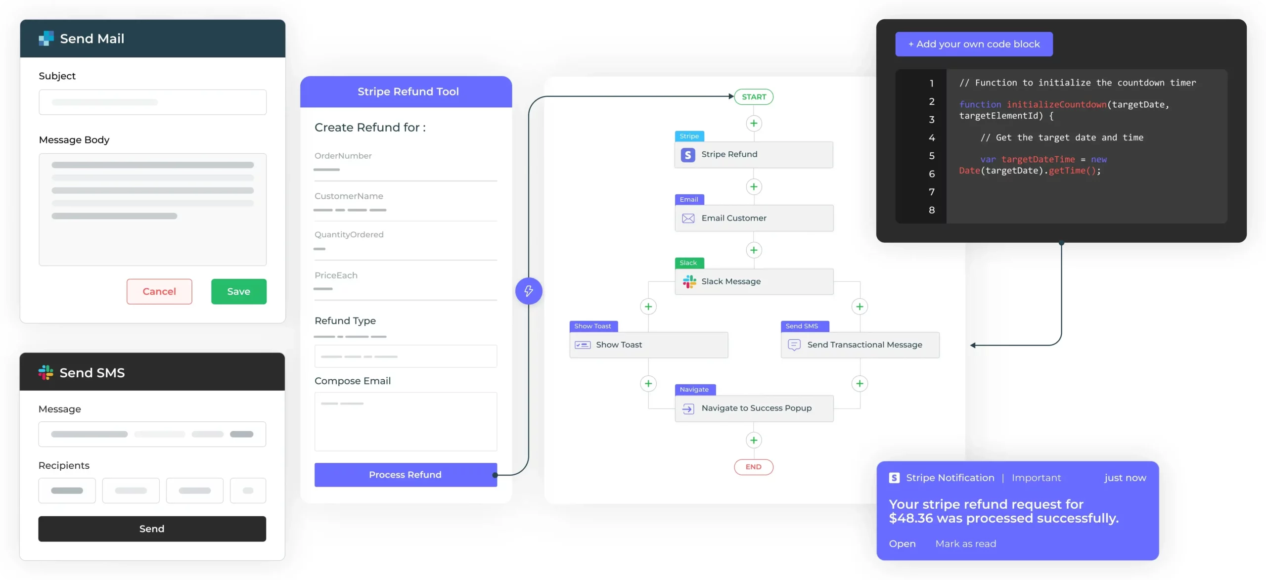 Actions - DronaHQ Low Code App Development Platform